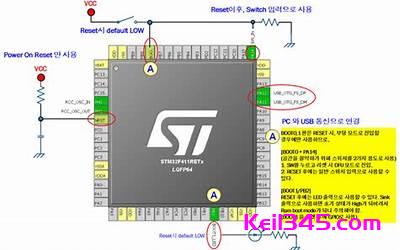 stm32 boot0 boot1 引脚（stm32f103 boot引脚）_STM32_Keil345软件